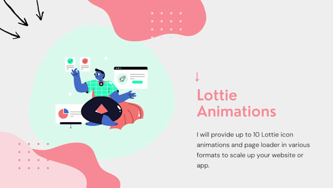 Create animated lottie icons and page loaders by Ojeladestephen | Fiverr