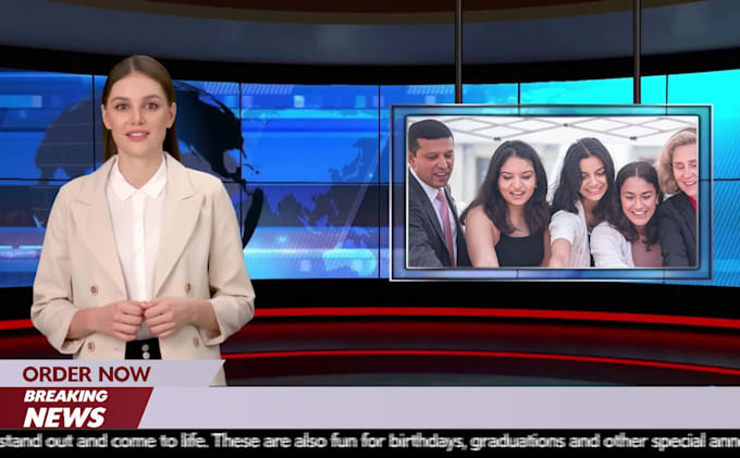 Create breaking news video with ai spokesperson by Sadiqa_designer | Fiverr