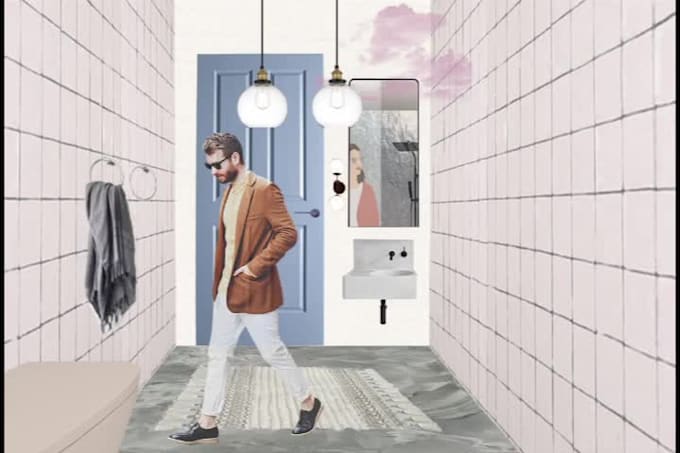 Do interior design, interior collage, interior rendering by I_create ...