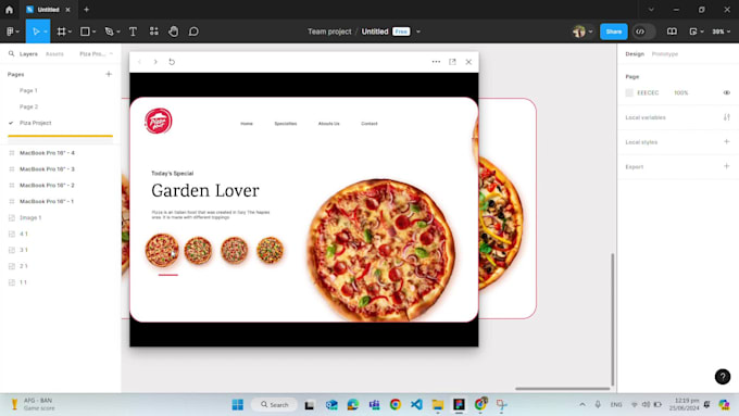 Do professional ui designs using figma by Aymanoor1 | Fiverr
