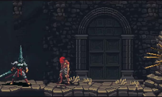 Make 32 bit 64 bit pixel art character pixel art character animation ...