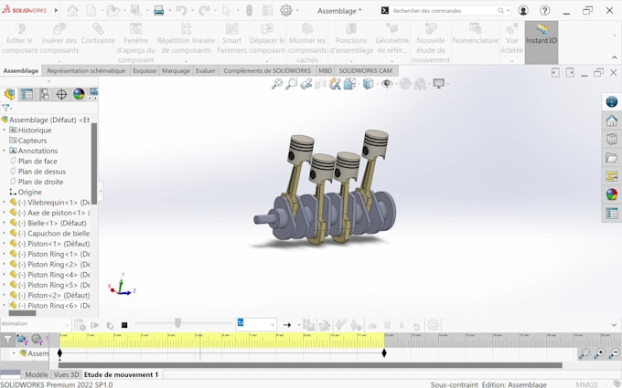 Do 3d cad modeling using solidworks by Iliasdh | Fiverr