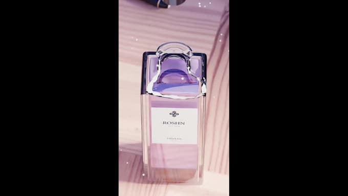 Create 3d perfume animation perfume bottle video 3d fragrance product ...