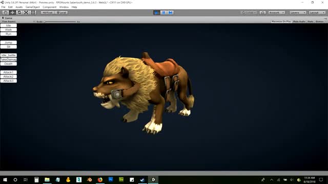 Animate 3d animal character, animal 3d model,blender3d rigging animated ...