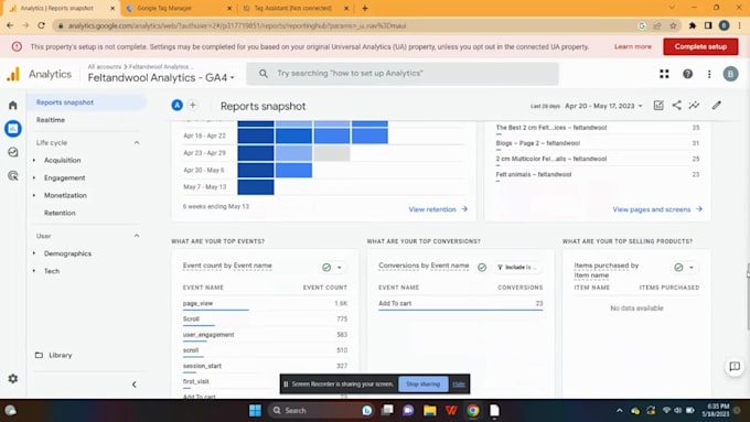 Setup complete google analytics 4 goal setup, e commerce tracking,event tracking by Arthurscale ...