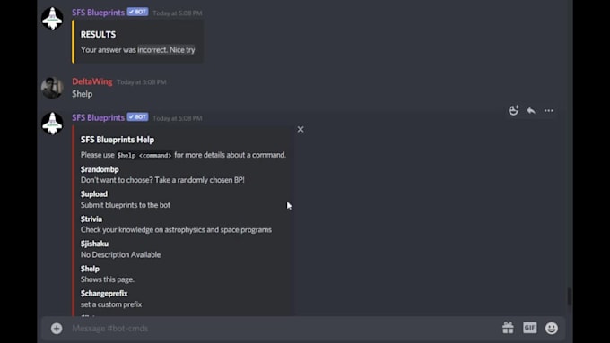 Develop discord bots with python by Bhagyajkumar | Fiverr