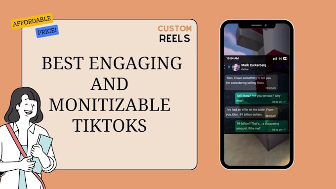 Make monetizable reddit, tweet text reels ,tiktoks by Itsmaanii | Fiverr