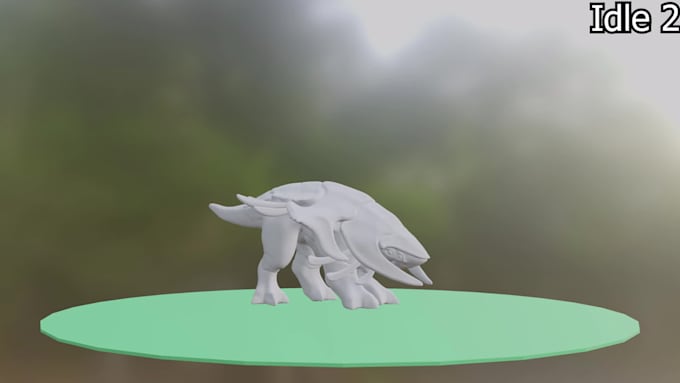 Cycles and short animations of your creature by Irenebn3 | Fiverr
