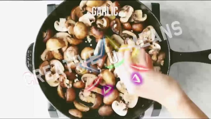 Create or edit a custom 4k elearning food cooking recipe video by ...