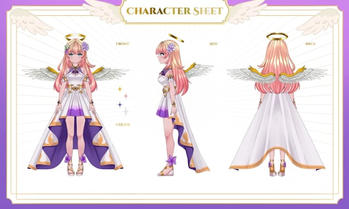 Hoja de referencia para dibujar personajes de anime para tu modelo ...