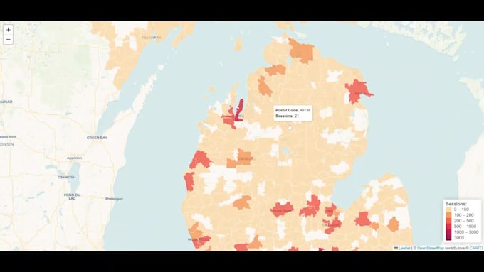 Build custom interactive maps using leaflet js or mapbox by Wiktorian | Fiverr
