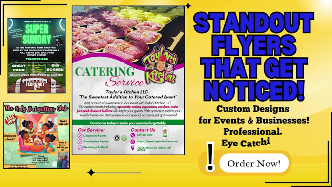 Create bold, professional flyers for businesses and events by Takala808 ...