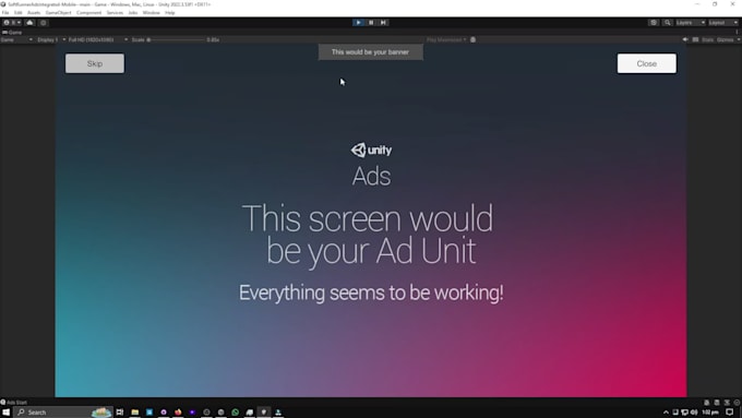 Integrate unity ads in games by Blacknwhite918 | Fiverr