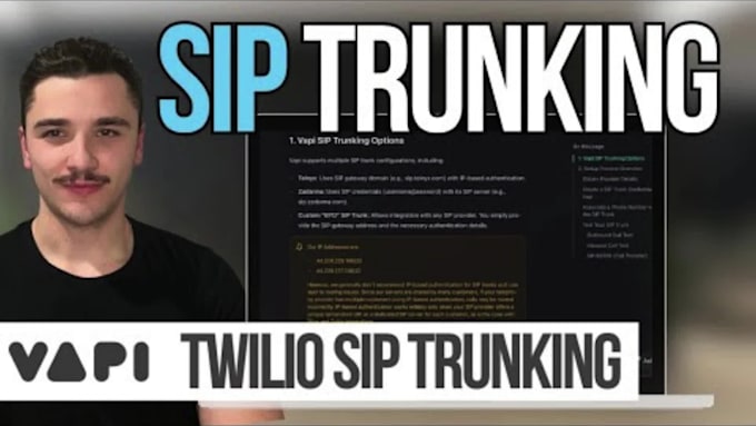 Set up voip, sip trunking, twilio, plivo, telnyx bulk sms by Tobiaseaton730 | Fiverr