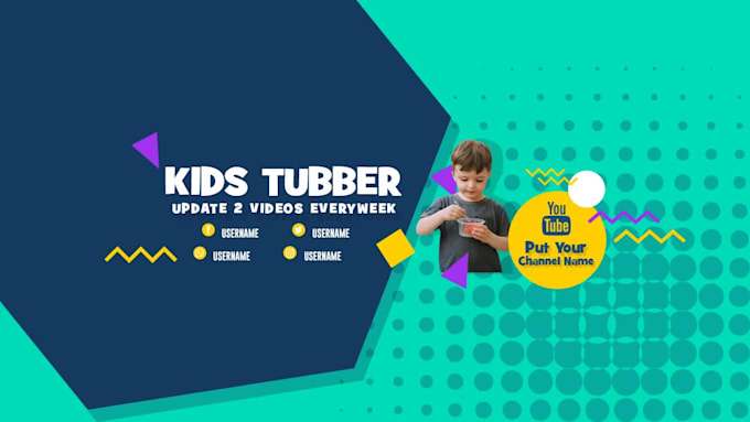 Create youtube channel art for kids in 24 hours by Masta_media | Fiverr