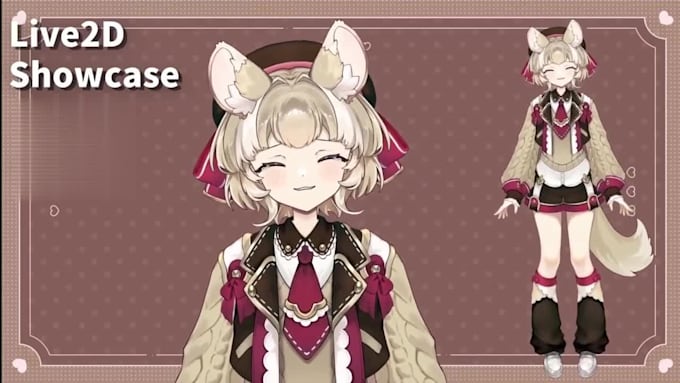 Create custom live 2d vtuber model, live 2d rigging, live streaming ...