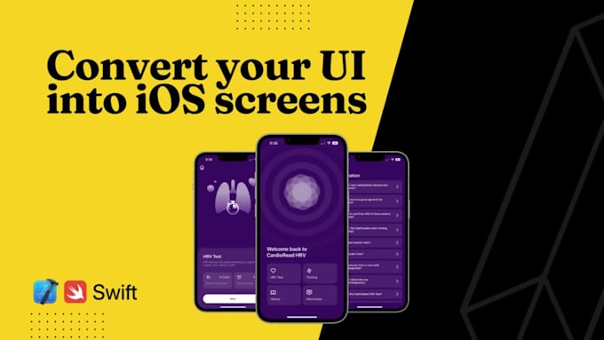 Convert your ui designs into ios screens by Bugrym | Fiverr