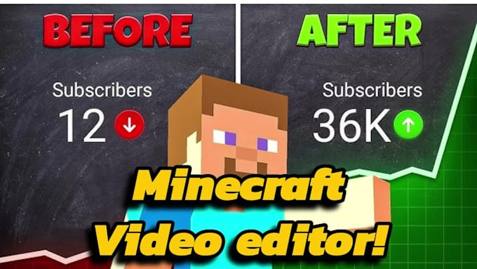 Edit your minecraft videos by Loadingbluej | Fiverr