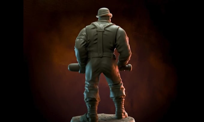 Design miniature model, mini model, scale model, game piece or ...