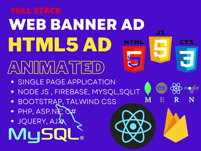 Design html5 banner ads by Reactjsdevelop | Fiverr