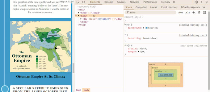 Create a responsive timeline by Gurbanoglu | Fiverr