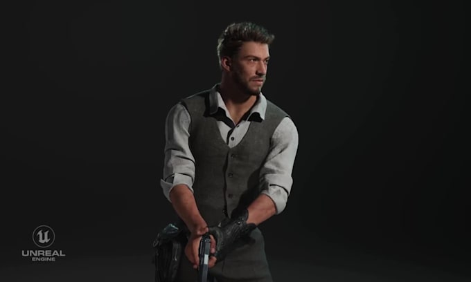 Do realistic 3d metahuman, character rigging 3d hair, game assets unreal engine by Samuel ...