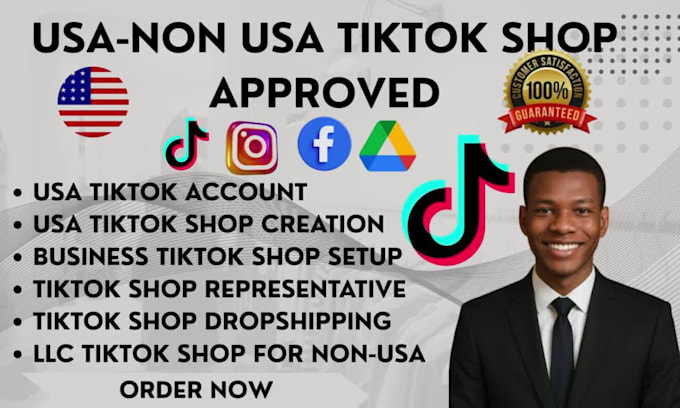 Create usa tik tok shop set up tiktok shop manage tiktok shop usa ...