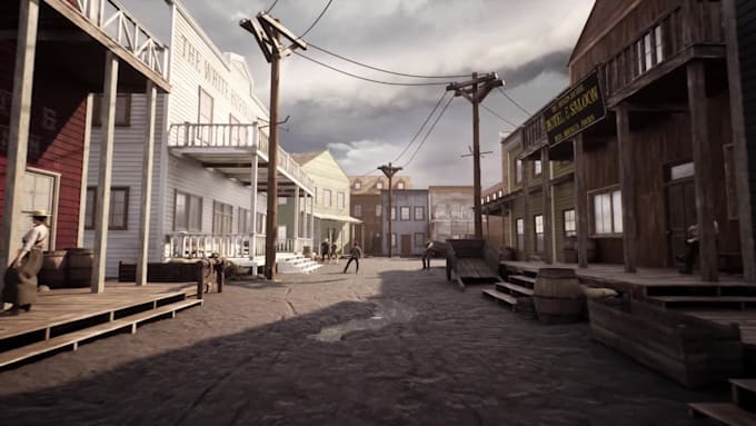 3d game environment game background landscape design level design ...