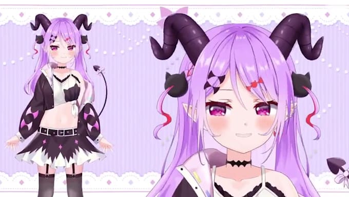 Create live2d vtuber mode rigging psd cutting, vtuber avatar by Phillipsvtuber | Fiverr