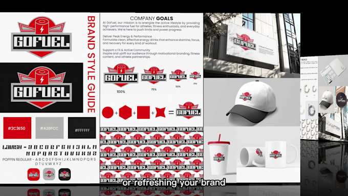 Create brand guidelines, minimalist logo, brand identity by Rahpix | Fiverr