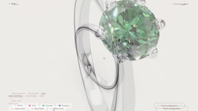 3d product configurator page with threejs playcanvas webgl opengl rft ue4 by Webore | Fiverr