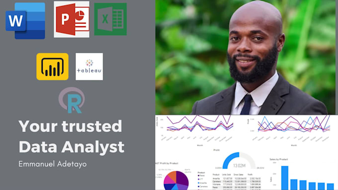 Do statistical data analysis in excel, powerbi, tableau and r by Emmauel007 | Fiverr