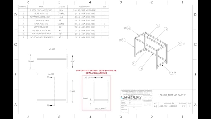 Design sheet metal weldment parts in solidworks and make production ...