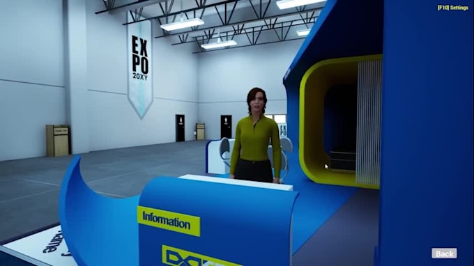 Design a virtual assistance interactive booth design with ai and vr by ...