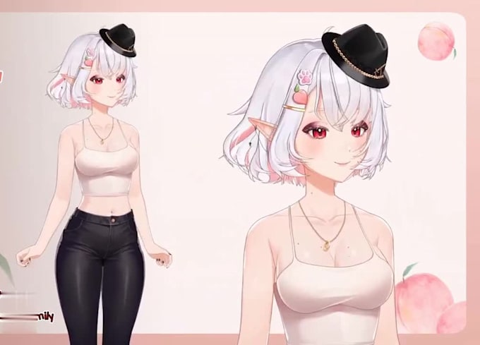 Draw and rig live2d vtuber model, 2d avatar rigging, live2d commission ...