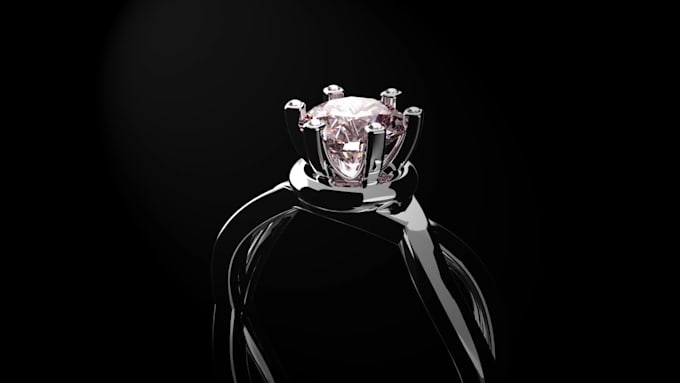 Sketch, design, and render 3d cad jewel, 3d ring for wedding 3d cad ...