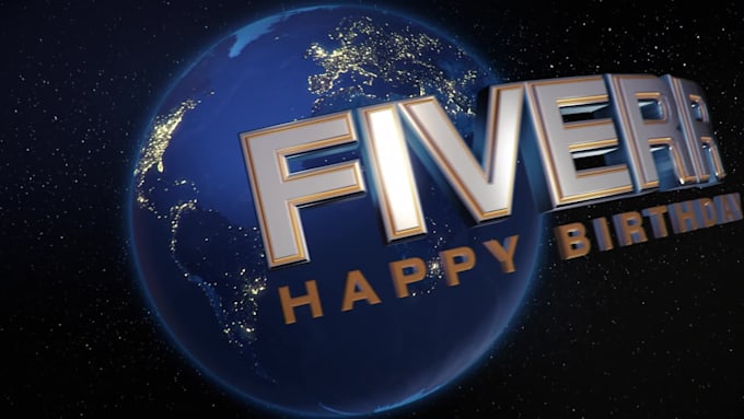 Make universal style happy birthday video intro by Imaxvisuals | Fiverr