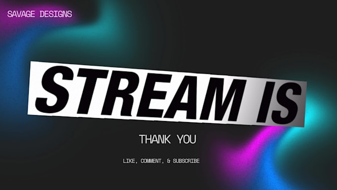 Design custom overlays for streaming by Savag3_designs | Fiverr