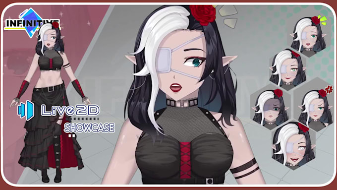 Design and rig live2d vtuber model, 2d vtuber rigging, vtuber ready for ...