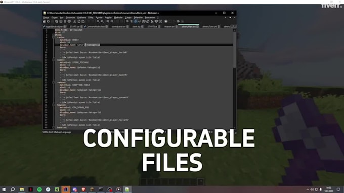 Can code minecraft plugin for you by Codeakt | Fiverr