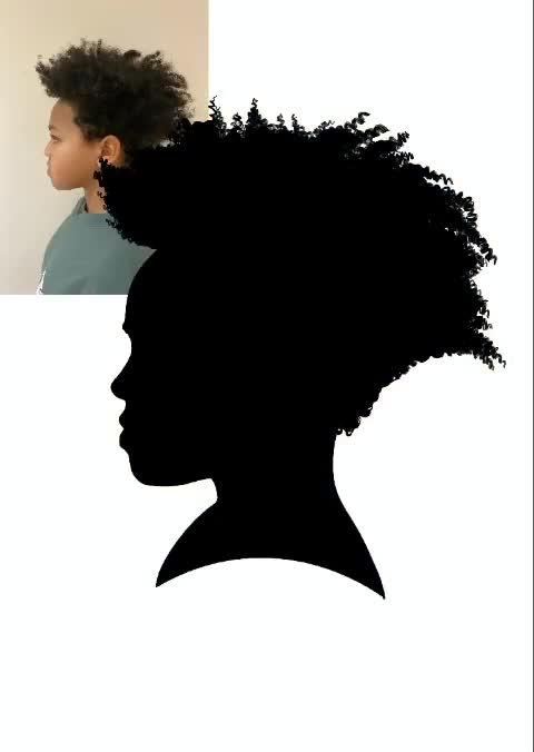 Silhouette portrait wall vector by Irfanfirmansyah | Fiverr