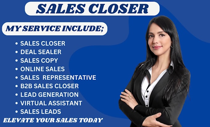Be your commission sales representative sales closer online sales and b2b sales by Mercy_olivia2 ...