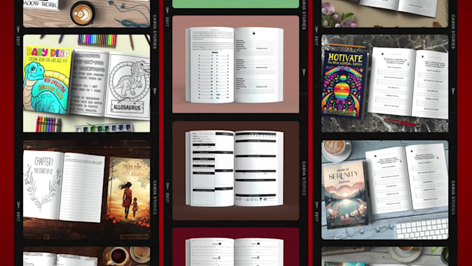 Design a custom planner, journal, log book, workbook by Lutijena_m | Fiverr