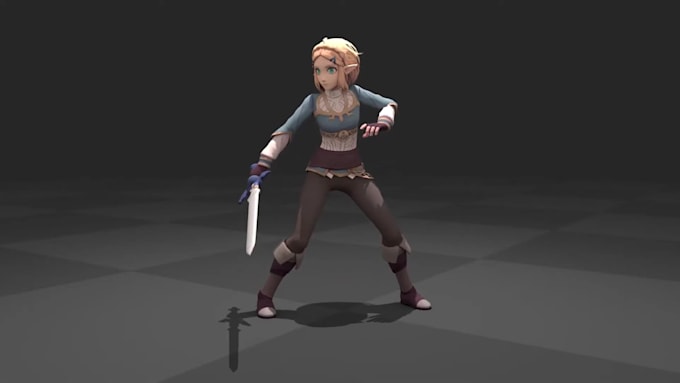 Create 3d game character, game assets, 3d game animation for game and trailers by Ray ...
