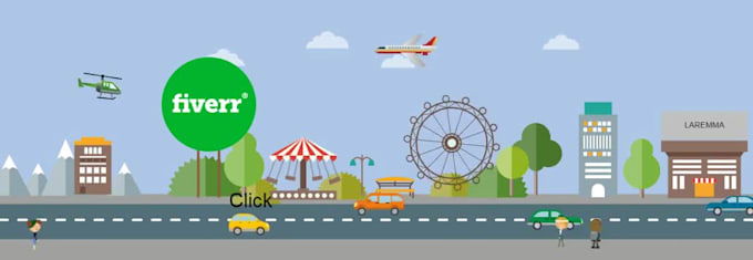 Create html5 animation cartoon banner by Laremma | Fiverr
