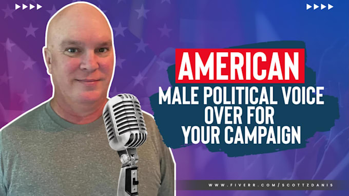 Record american male political voiceover for your campaign by ...