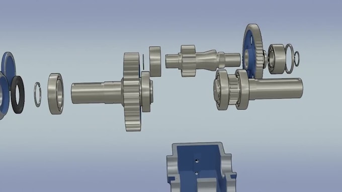 Cad animation 2d drawing video fusion 360 mechanical animation gopro ...