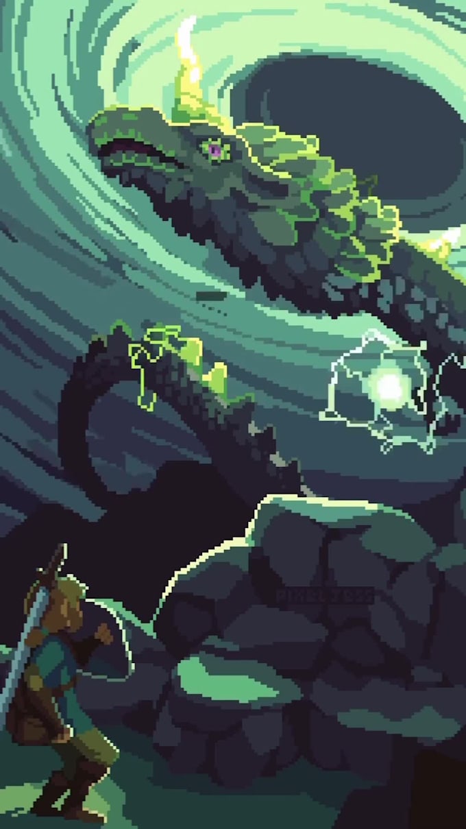 Crea animazioni pixel art e pixel art ad alto sprite per giochi ...