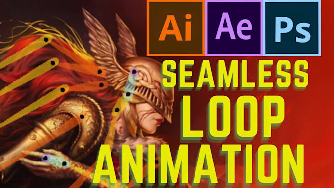 Animate and loop 2d chracter within 24 hours by Jack694201488 | Fiverr