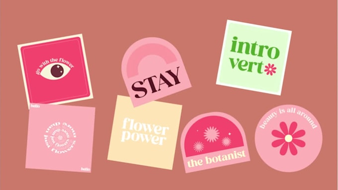 Create animated stickers and gifs for your brand by Dariadidier | Fiverr